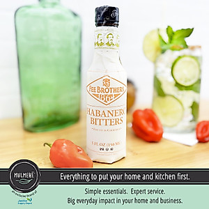 MULMEHË Exclusive Recipe Guide and Fee Brothers Habanero Bitters Gift Bundle, 2 Bottles