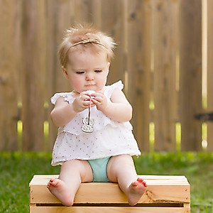 Arctic Friends Stainless Steel Rattle and Teether - Made in USA by Kleynimals