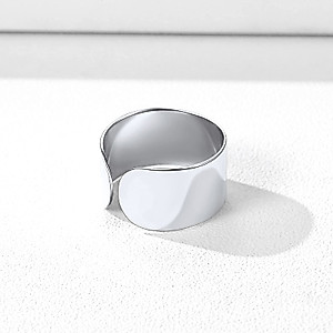 Plain Silver Band Rings Women's Knuckle Toe Rings Jewelry Midi Finger Bands Minimalist Stacked Beach Party Gifts