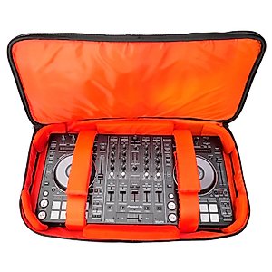 Rockville RDJB20 DJ Controller Bag Fits Mixdeck & Quad N4 NS6 DDJ-SX MC7000+More, Black