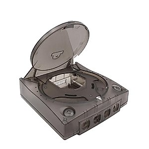 Kingjinglo Plastic Housing Shell Replacement Translucent Case for SEGA Dreamcast DC Console Game Console Box for SEGA Dreamcast DC, Black