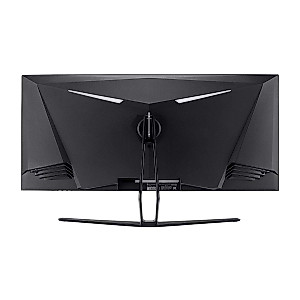 Monoprice 35 Inch Zero-G Curved Ultrawide Gaming Monitor V2-1800R, 21:9, 3440x1440p, UWQHD, 120Hz, AMD FreeSync, 4ms, HDMI, DisplayPort, VA,Black