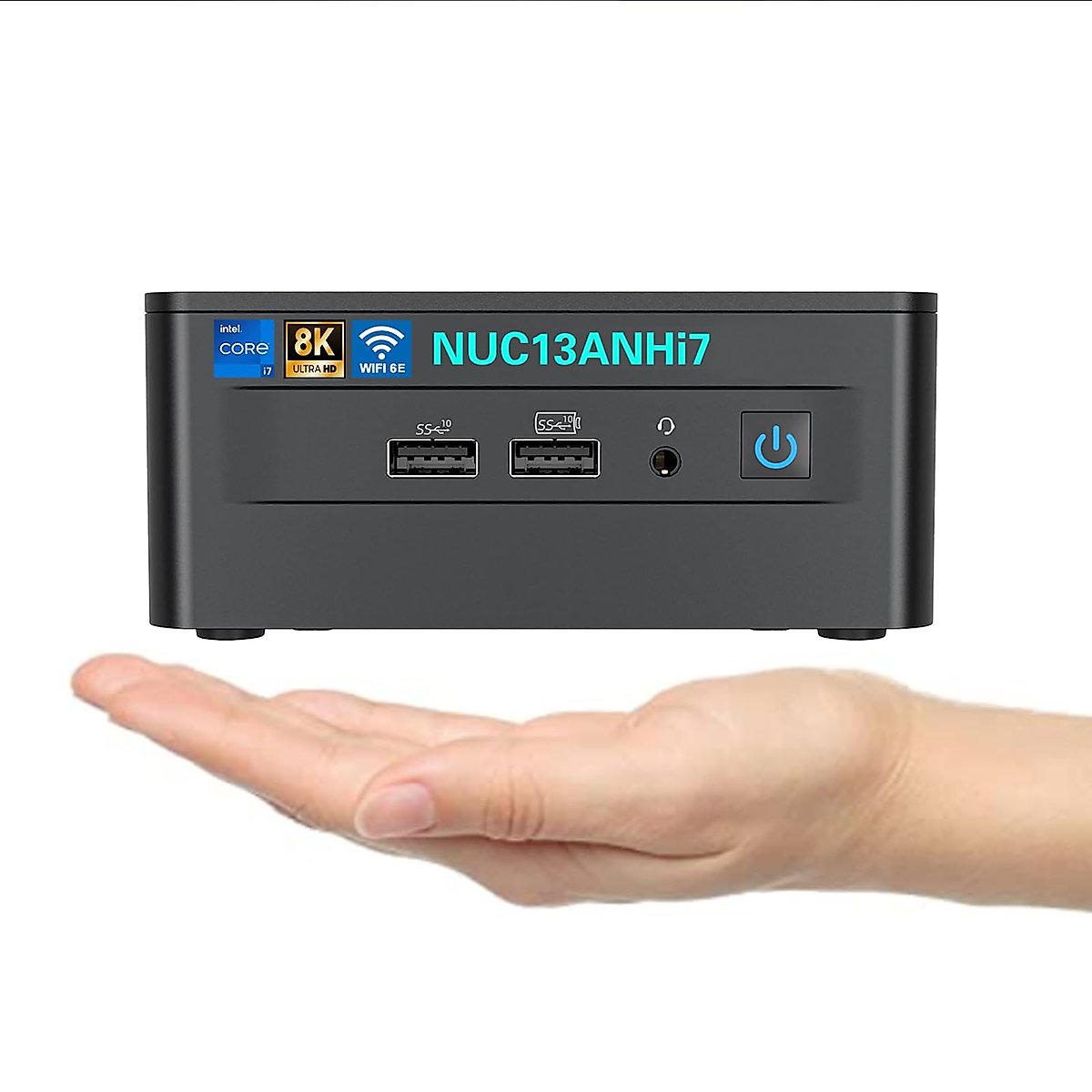 Intel NUC13ANHi7 NUC13 Pro 32GBRAM 1TB SSD Mini PC Mini Computer,Win 11 Pro Mini Computers,i7-1360P 12 Core,16 Thread, Up to 5 GHz Turbo,NVMe SSD DDR4,WiFi 6E,BT 5.3,8K Support,USB 3.2,HTPC,Gaming