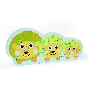 Wooden Puzzle | OOPS® | Two Puzzles in One, Hedgehog