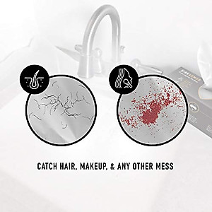 AtHomeBarber Disposable Plastic Sink Covers for Easy Clean Up When Cutting Hair Over the Bathroom Sink
