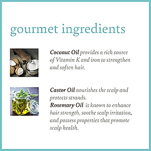 Camille Rose Coconut Water Conditioner | 12 oz | Natural Coconut Oil, Rosemary Oil, Castor Oil