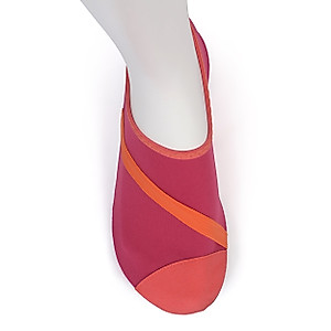 FITKICKS DM Merchandising Inc Women's Active Footwear, Fuchsia/Orange, Small