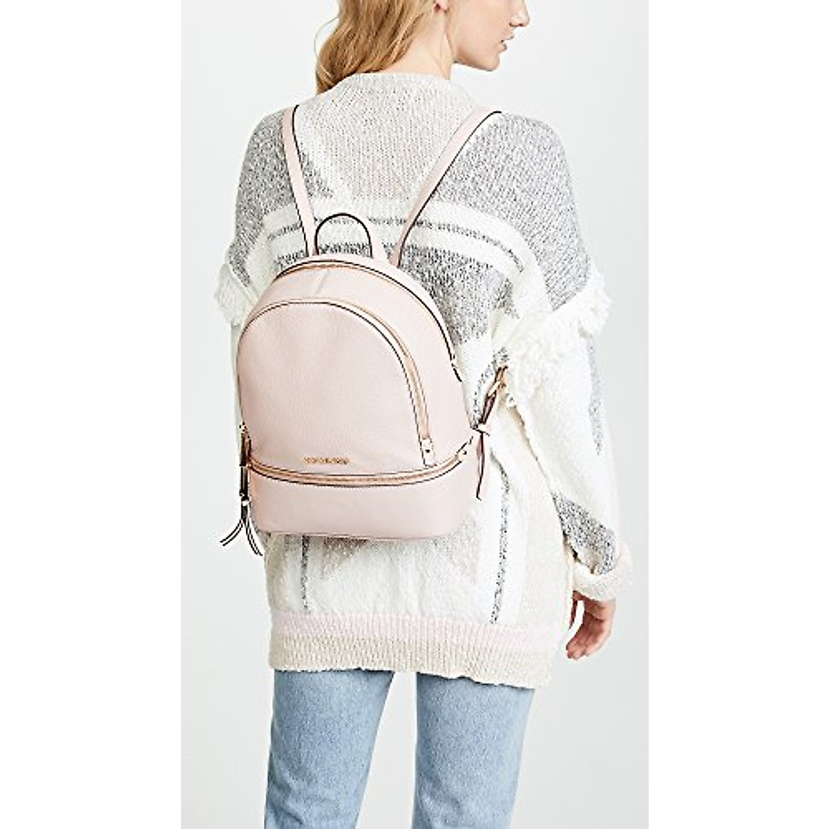 MICHAEL KORS(マイケルコース) Women's Backpack Bags, Pink (Soft Pink), 11.5x38x30.5 Centimeters (W x H x L)