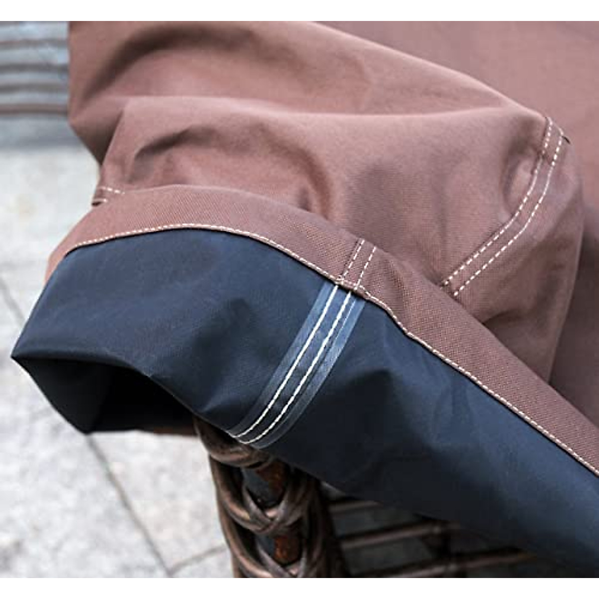 Leader Acessories Heavy Duty 600D PVC Patio Chair Cover Waterproof Furniture Cover