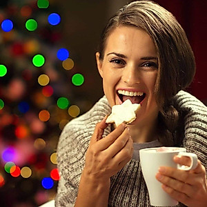 Cookie Cutters Set - Cookie Cutters Mini Geometric Shapes Cookie Cutters, Vegetable Shape Cutters for Kitchen, Baking, Halloween & Christmas, 12 Pcs (white)