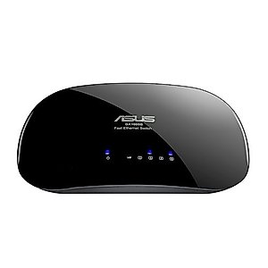 ASUS 5-Port 10/100Mbps Desktop Switch with Green Network (GX1005B/V5) (Renewed)