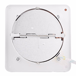 4-Inch 25W Silent Exhaust Fan, Kitchen and Bathroom Exhaust Fan, Window Type Ventilation Fan, Low Noise Air Vent Ventilation