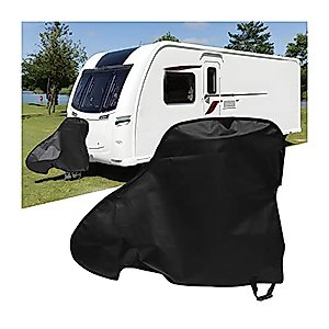 Electric Tongue Jack Cover, Waterproof Heavy Duty Protective Cover, Outdoor Sun Protection Jack Cover, Automotive Accessories Universal for RV, Trailer, Camper (14.17×5.11×10.03 inches)