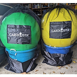 Cardiostix Bucket Ball Hauler for Cardio-Drumming | Drumsticks, Premium Mesh, Fitness, Aerobic Class, Caddy, Pound, Exercises & Workouts (Listing is for The 1 mesh Bag only)