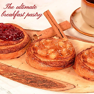 Fruit Danish Pastries | Christmas Holiday Corporate Food Gifts in Gift box |12 Individually Wrapped ASSORTED Fruit Filled Cinnamon Buns | Halloween, Thanksgiving-Stern’s Bakery