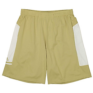 adidas Game Built Player Climalite Short with Pockets, Sand- White Large