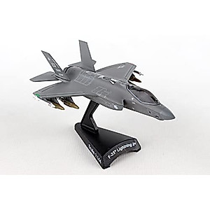 Daron Postage Stamp PS5602 USAF F-35 Version A , Lightning II , 1/144 Scale Diecast Model with Stand