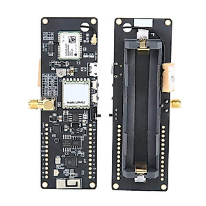 ASHATA WiFi GPS Module Board with Battery Base, GPS Module NEO-6M WiFi Module with Digital RSSI Function, RF Wake-Up Function, for T-Beam ESP32 433Mhz Wireless REV1