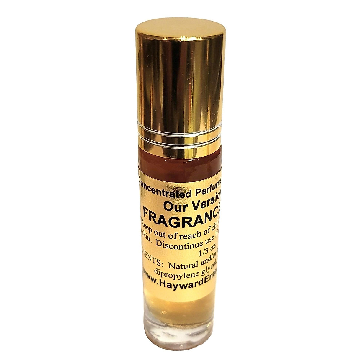 Hayward Enterprises Brand Cologne Oil Compatible to SPICEBOMB EXTREME for Men, Fragrance Rendition, Eau de Parfum, 1/3 oz. (10ml) Glass Roll on