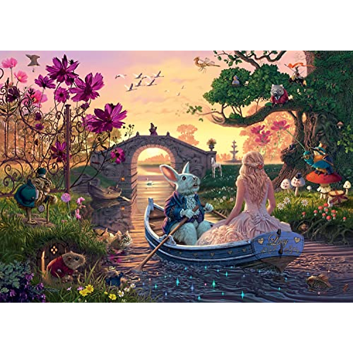 Ravensburger Enchanted Lands Jigsaw Puzzle - 1000-Piece | Unique Softclick Technology | Vibrant, Glare-Free Pieces | FSC Certified | Ideal for Ages 14 and Up