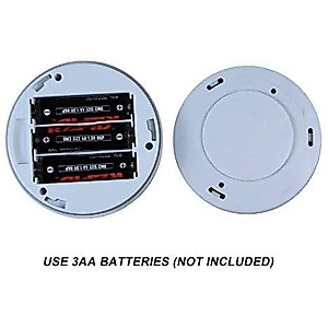 WRalwaysLX 2pack Remote Control LED Cabinet Push Light Cool/Warm Adjustable Night Light, Used by 3x1.5V AA Batteries (Not Included) for Kitchen Under Cabinet Lighting,Closets, Cabinets…