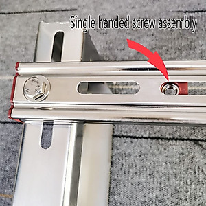 Heavy Duty Stainless Steel Condenser Mount - Universal AC Mount for Mini Split Air Conditioner - Heat Pump Base Mount, Supports 500 Lbs, Anti-Rust, Low Temperature, High Temperature