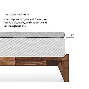 Tuft & Needle - King 2-Inch Breathable, Supportive Adaptive Foam Mattress Topper, CertiPUR-US
