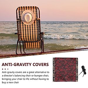 Sosoport 1 Set of Folding Lounge Repair Cloth Anti-Gravity Chair Replacement Fabric Breathable Replacement Cloth Creative