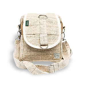 Core Hemp Crossbody Bag - Handmade Crossbody Natural Purse