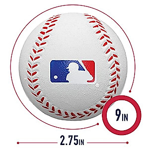 Franklin Sports MLB Adjust-A-Hit T-Ball Set Blue/Red, 5 - 18 years includes Tee, Ball, & Bat