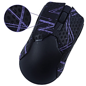 Wunzkii Mouse Grip Tape for Razer Viper/Viper Ultimate, Mouse Side Anti-Slip Stickers Gaming Mouse Skin Pre-Cut, Sweat Resistant, Self-Adhesive Design, Professional Mice Upgrade Kit