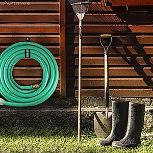 Wall Mounted Garden Hose Hanger - Hose Hanger Wall Mount Hook Heavy Duty Hook Water Hose Storage - Cord Hanger Rack Bracket Bracing Organizer Garden Hose Storage Pipe Hook Metal Hanger ALPENKOK