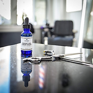 HENRI ET VICTORIA Beard Oil Cognac and Cuban Cigars Fragrance | Canadian Made by Skilled Artisan | Moisturizing, Non-Greasy, Natural Ingredients | 28g (1oz)