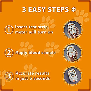 iPet PRO Blood Glucose Monitoring System Designed for Dogs & Cats| Includes Meter, 2 AA Batteries, User Guide, Log Book, 25 Test Strips, Control Solution, Lancing Device, 30 28G Lancets, Carrying Case