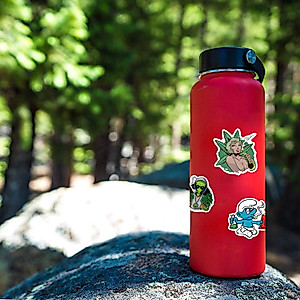 50pcs Weed Smoking Stickers|Vinyl Waterproof Stickers for Laptop,Car Bumper，Luggage,Skateboard,Water Bottles,Computer,Phone, Kids Teens Adults for Stickers (Miscellaneous)