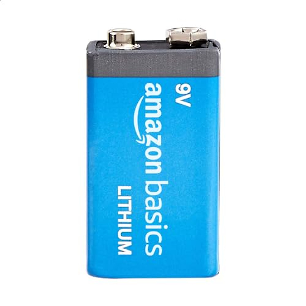 Amazon Basics 4-Pack 9 Volt Lithium High-Performance Batteries, 10-Year Shelf Life, Long Lasting Power