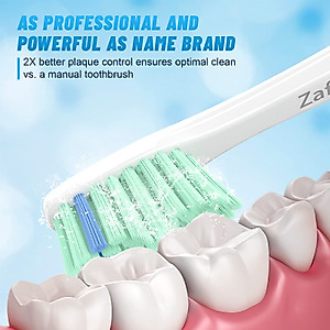 Replacement Heads for Philips Sonicare Toothbrush E-Series, Perfectly Compatible with Phillips Sonic Care Screw-on Toothbrushes, 6 Pack