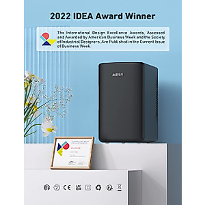 AstroAI Mini Fridge 2.0, 6 Liter/8 Cans Skincare Fridge 110V AC/ 12V DC Portable Thermoelectric Cooler and Warmer Refrigerators for Bedroom, Beverage, Cosmetics (Black)