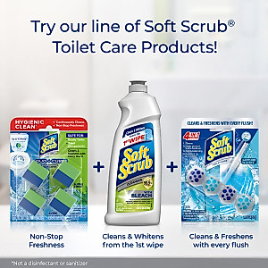 Soft Scrub in-Tank Toilet Cleaner Duo-Cubes, Alpine Fresh, 4Count