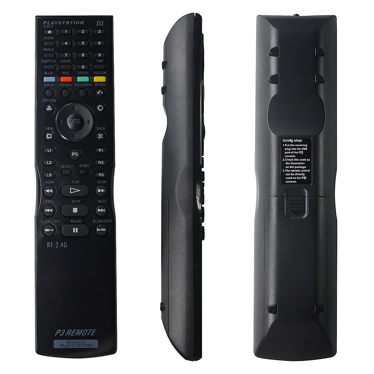 Universal Replacement Remote Control for Sony BD PS3 Media Bluetooth Blu-ray Disc Player Playstation