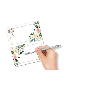 Table Place Card, Easter Tent Style Cards, Pack of 25 Half-Fold Reception Place Card, Cute Easter Egg Bunny, Easter Table Decor for Spring Wedding, Baby Shower, Dinner Party(F01)