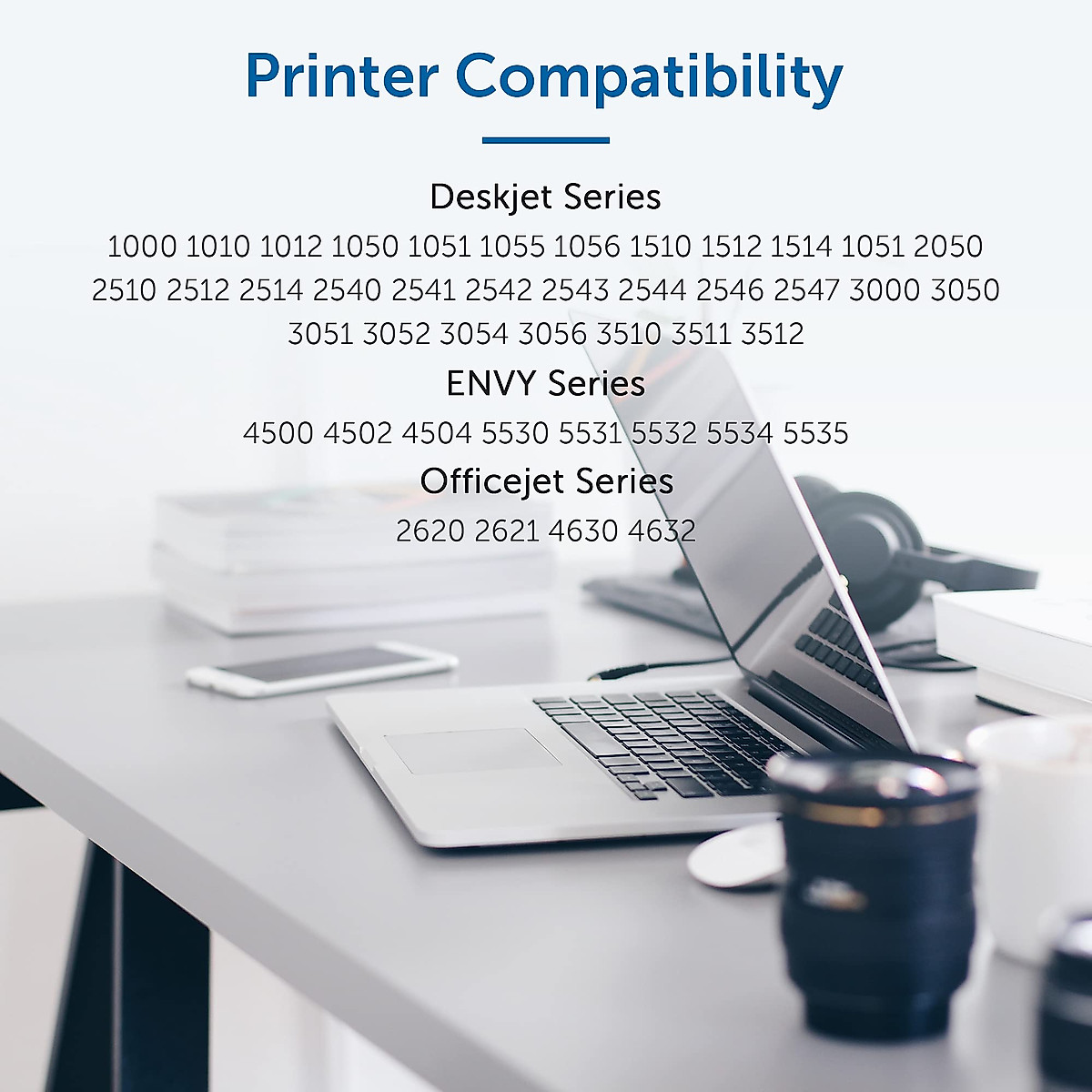 Remanufactured Ink Cartridge Replacement for HP 61 61XL, 1 Black, 1 Tri-Color, 2 Pack, Use for HP Envy 4500 5530 5534 5535, Officejet 2620 4630 4635 Deskjet 1000 1010 1510 1512 2540 3050 Printer