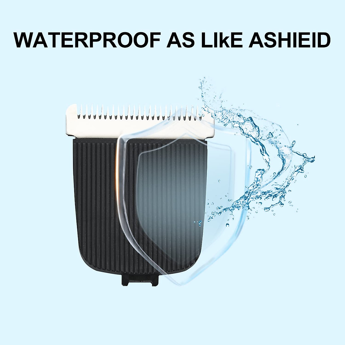 Replacement Blades Compatible with Manscaped Lawn Mower Groin Hair Trimmer, Compatible with Manscaped 4.0 3.0 2.0 Replaceable Blade, Black (2 Pack）