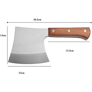 MIXILIN Bone Knife, Bone Cleaver Knife Heavy Duty Meat Cleaver High Carbon Steel Bone Cutting Knife Bone Chopping Knife Axes for Home Kitchen Restaurant