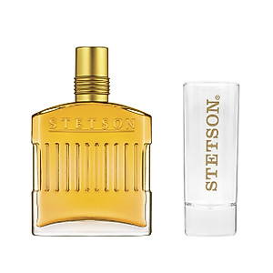Stetson Original 2 Piece Gift Set for Men Cologne 2.25 oz and Shot Glass