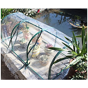 Mini Greenhouse for Outdoor Indoor, Small Green House for Garden, Backyard, Patio, Balcony, Portable Clear Tent for Plants 39.3''x23.6''x21.6'' HOORY