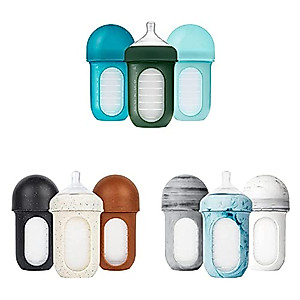 Boon NURSH Reusable Silicone Baby Bottles & NURSH Reusable Silicone Baby Bottles & NURSH Reusable Silicone Baby Bottles
