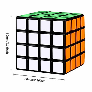 Shengshou ® 4x4x4 Puzzle Cube Black