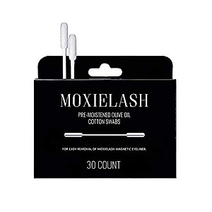 MoxieLash - Liquid Magnetic Eyeliner - Black - Good for 25 Uses - Waterproof & Smudge-Proof - Secure Hold - Minimal Effort - Includes Liner Remover Swabs and Application Instruction Card