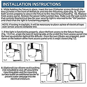 Owleye LED Wall Pack Light Porch Light with Photocell, 1000LM [AC120/60HZ] IP54 Waterproof Dusk to Dawn Outdoor Lighting Fixture for Garage Warehouse Garden 4000K-Daylight 4 Pack-Black